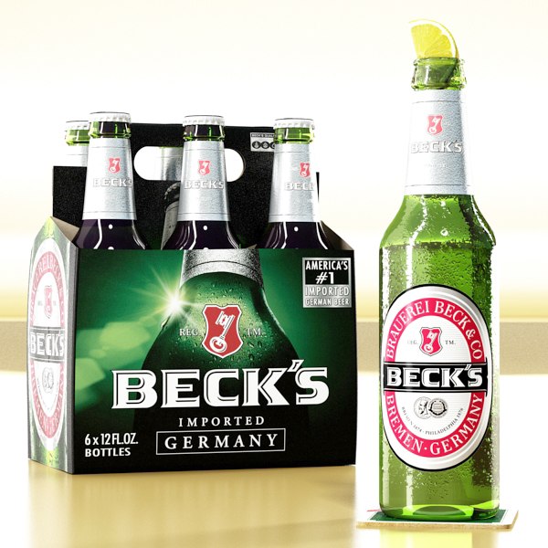 beers pack heineken 3d model