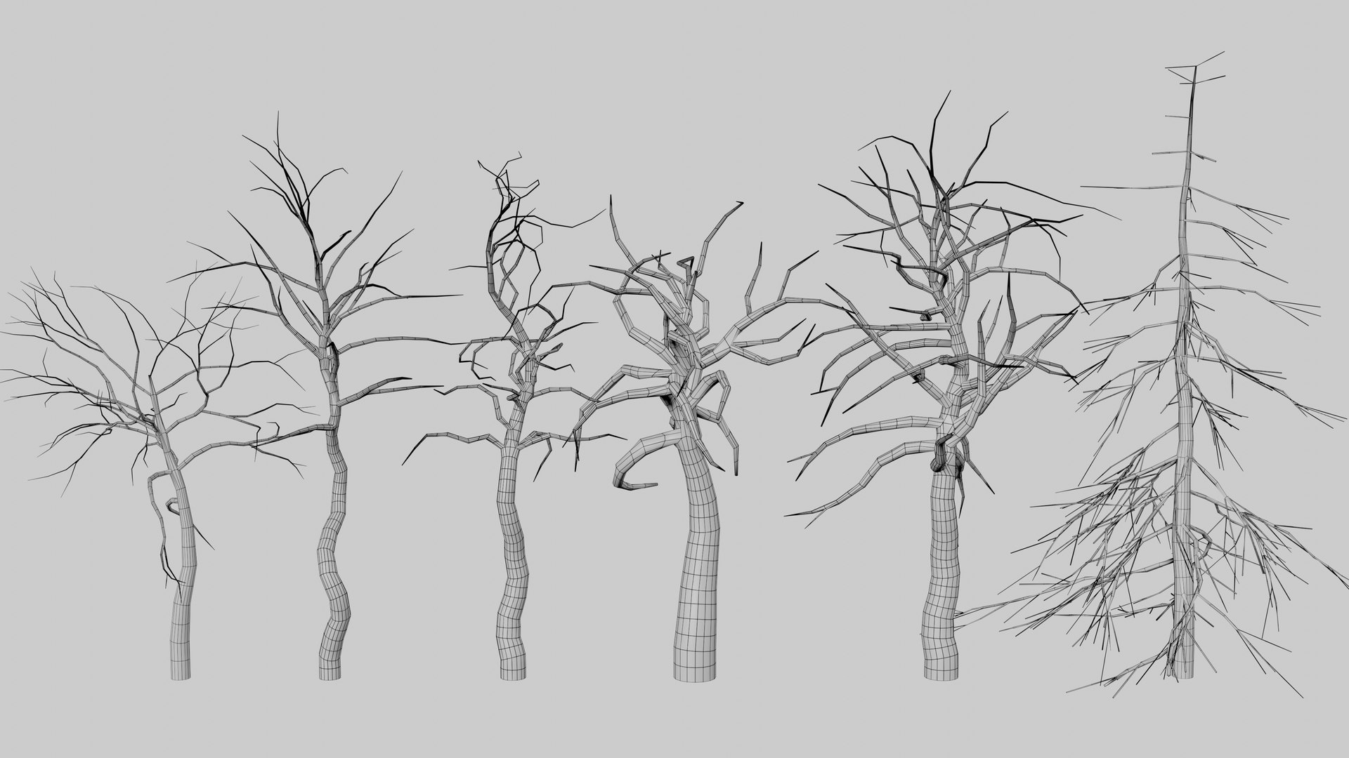 Spooky-tree Scary-tree 3D Model - TurboSquid 1671904
