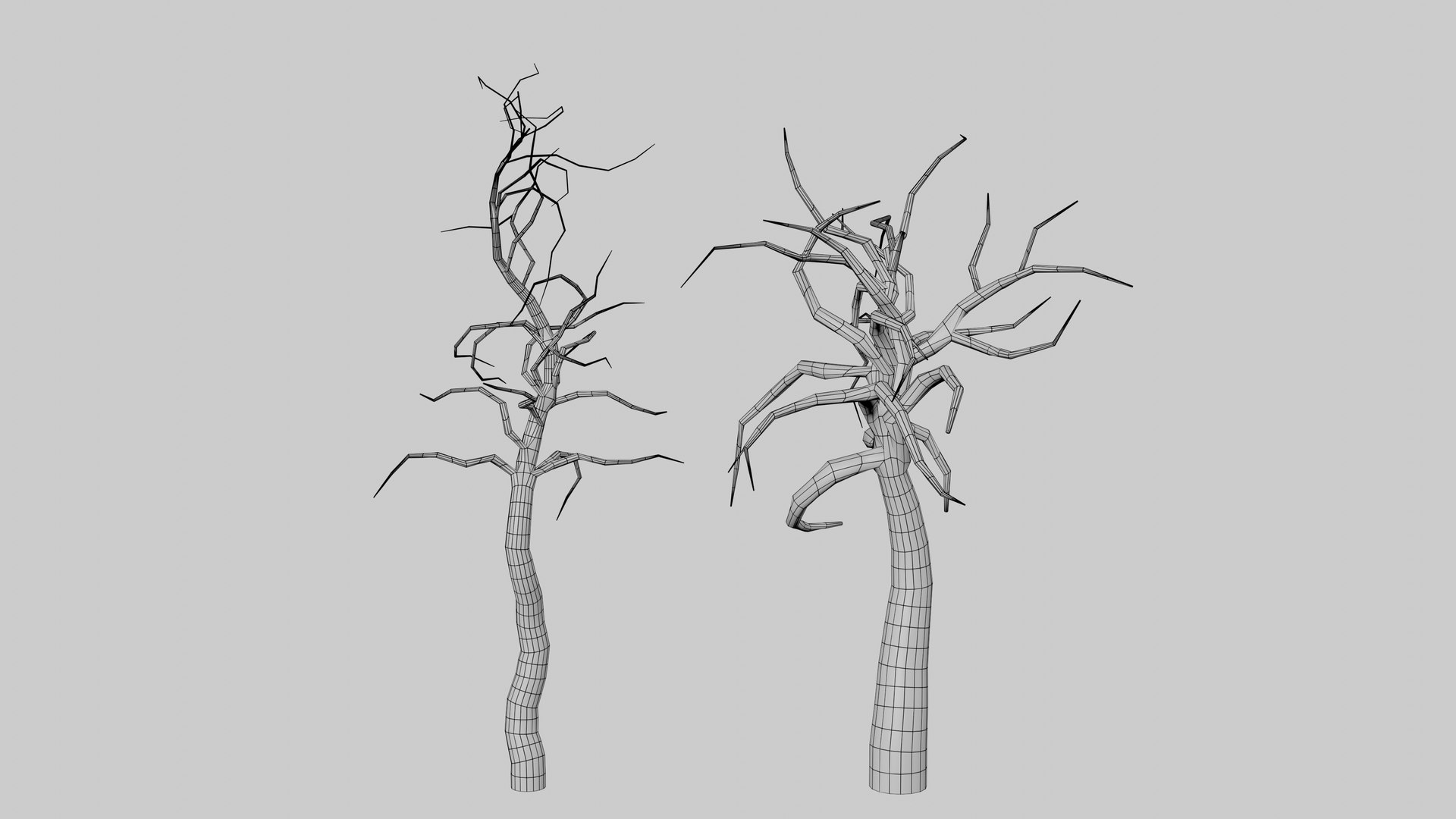 Spooky-tree Scary-tree 3D Model - TurboSquid 1671904