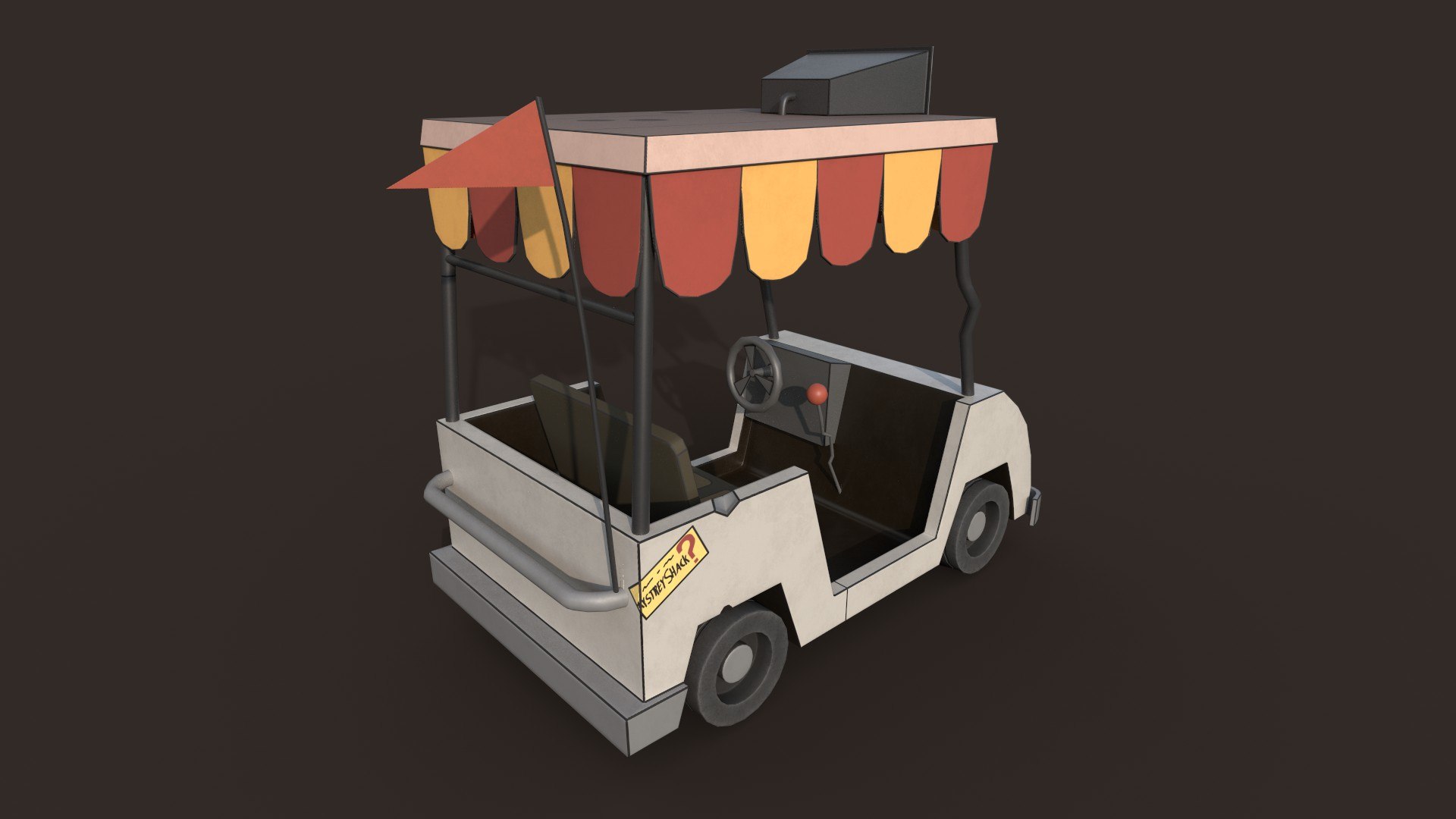 Mystery Cart- Gravity Falls 3D model - TurboSquid 2102136