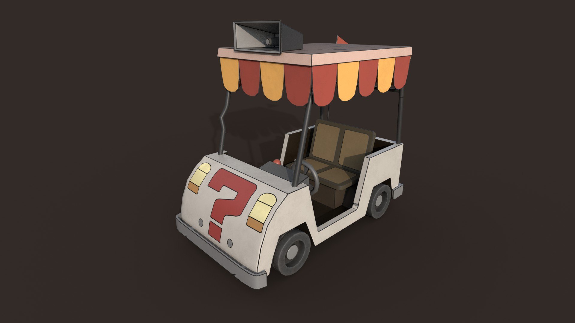 Mystery Cart- Gravity Falls 3D model - TurboSquid 2102136