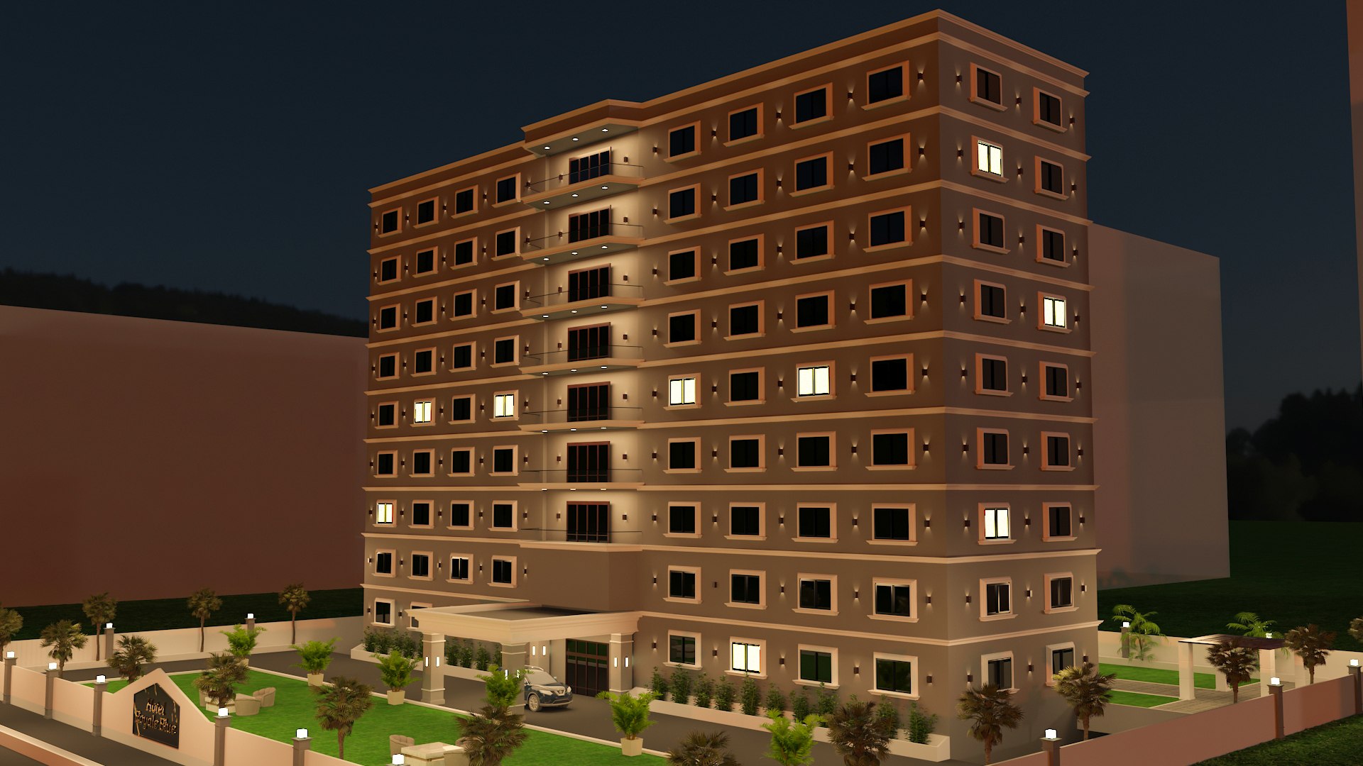 Hotel 3D - TurboSquid 1850095