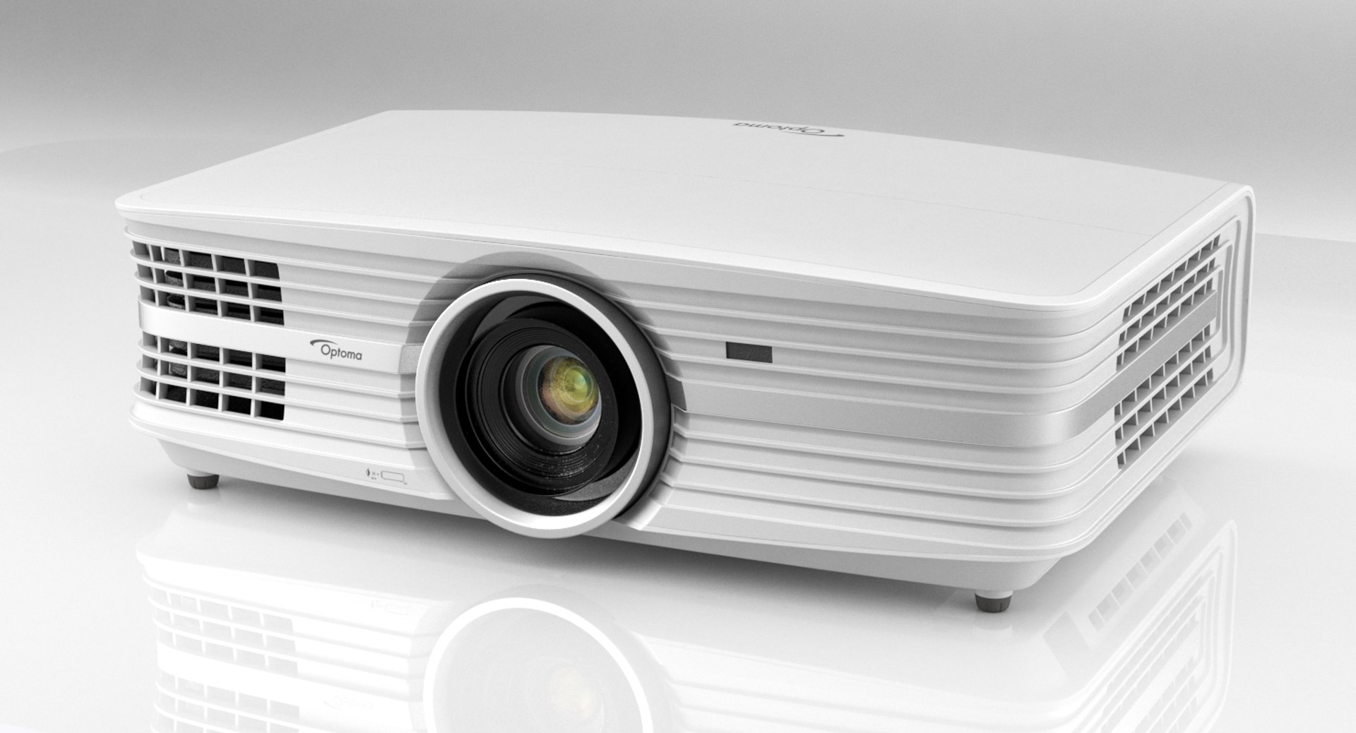 Home Theatre Projector Optoma 3D Model - TurboSquid 1350941