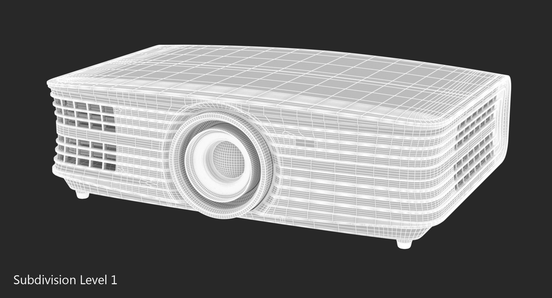 Home Theatre Projector Optoma 3D Model - TurboSquid 1350941