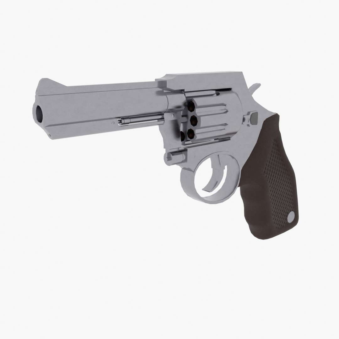8-Shot revolver 3D model - TurboSquid 2170441