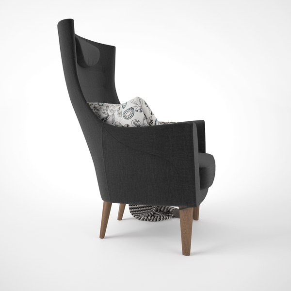 3d model ikea stockholm chair seat