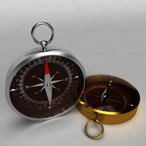 maya silver compasses