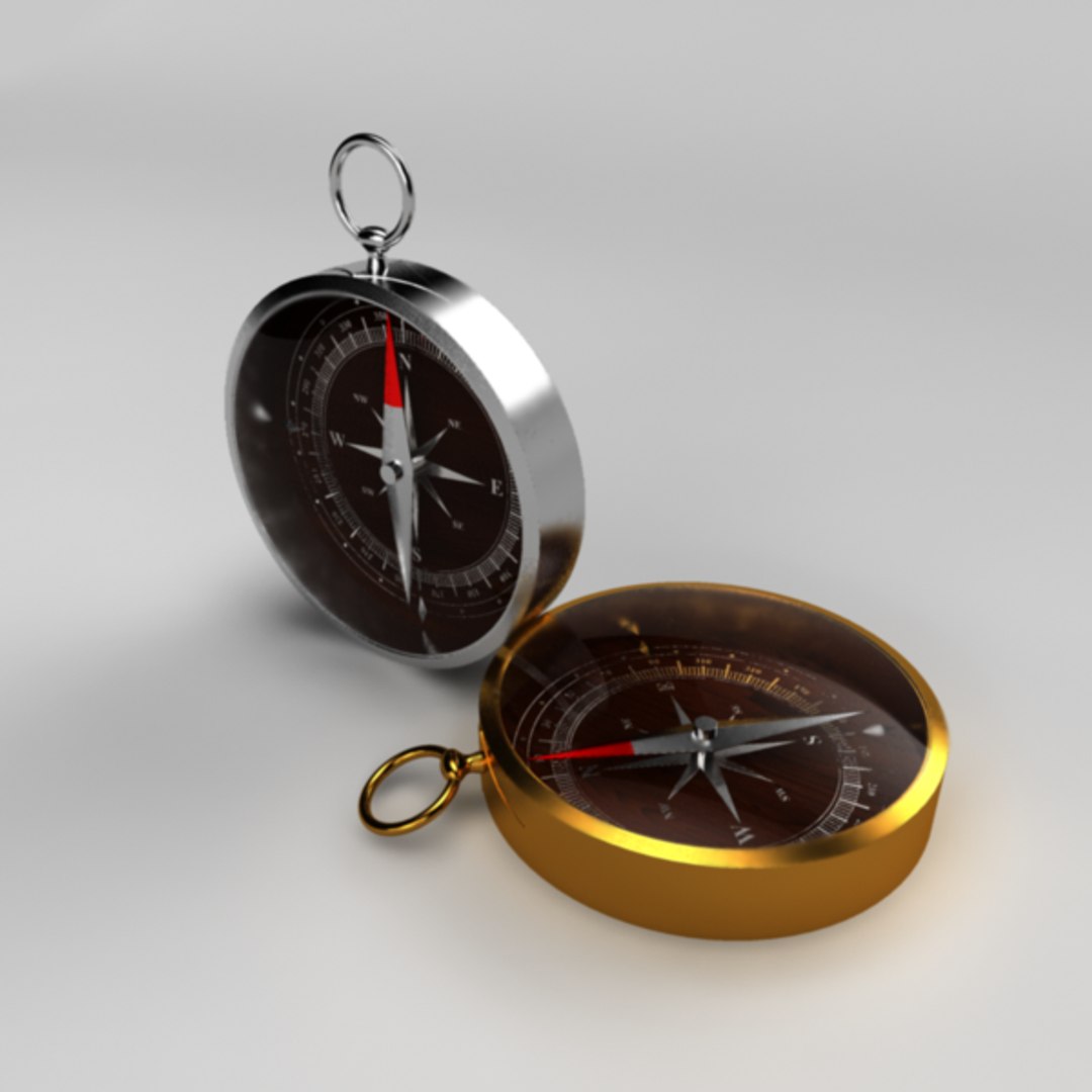 maya silver compasses