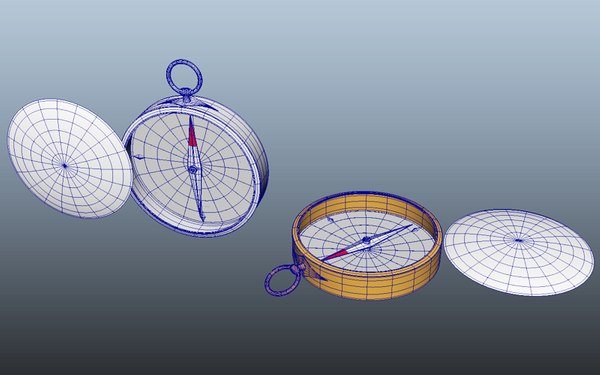maya silver compasses