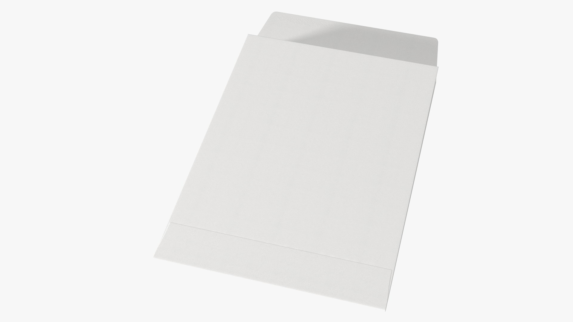 3D Gusset Envelope White Paper - TurboSquid 2215127