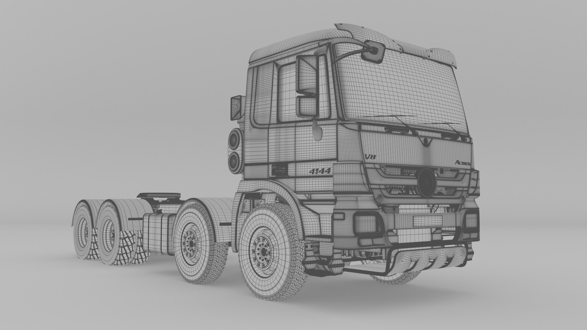 3D Mercedes Actros 4144 - TurboSquid 2218215
