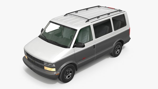 1995 Chevrolet Astro Personentransporter vereinfacht 3D-Modell ...