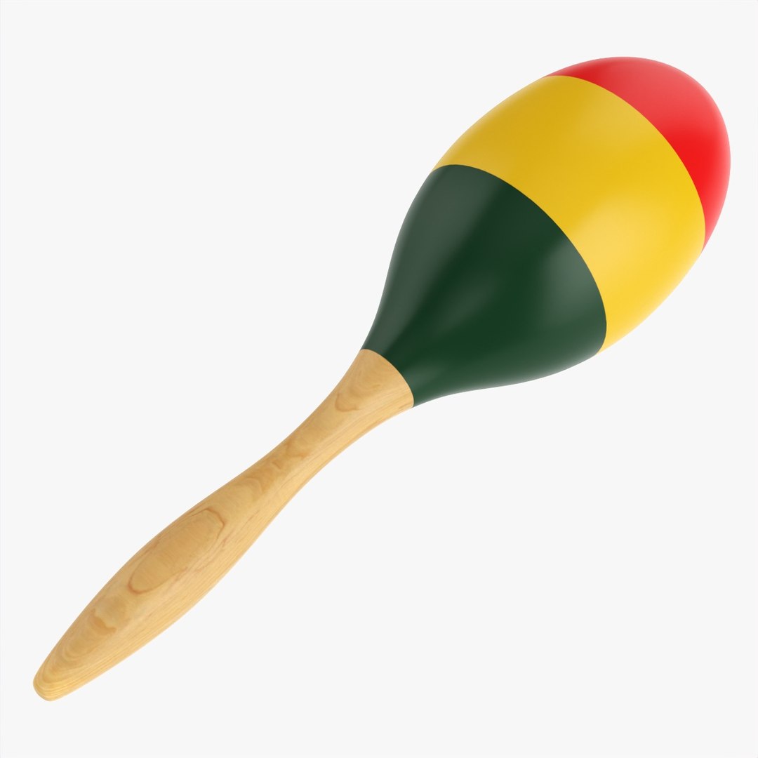 Free 3D Maracas 02 Colorful Model - TurboSquid 1811384