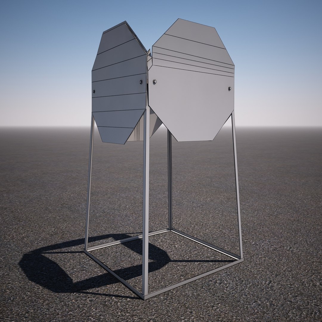 3d Construction Stop Sign