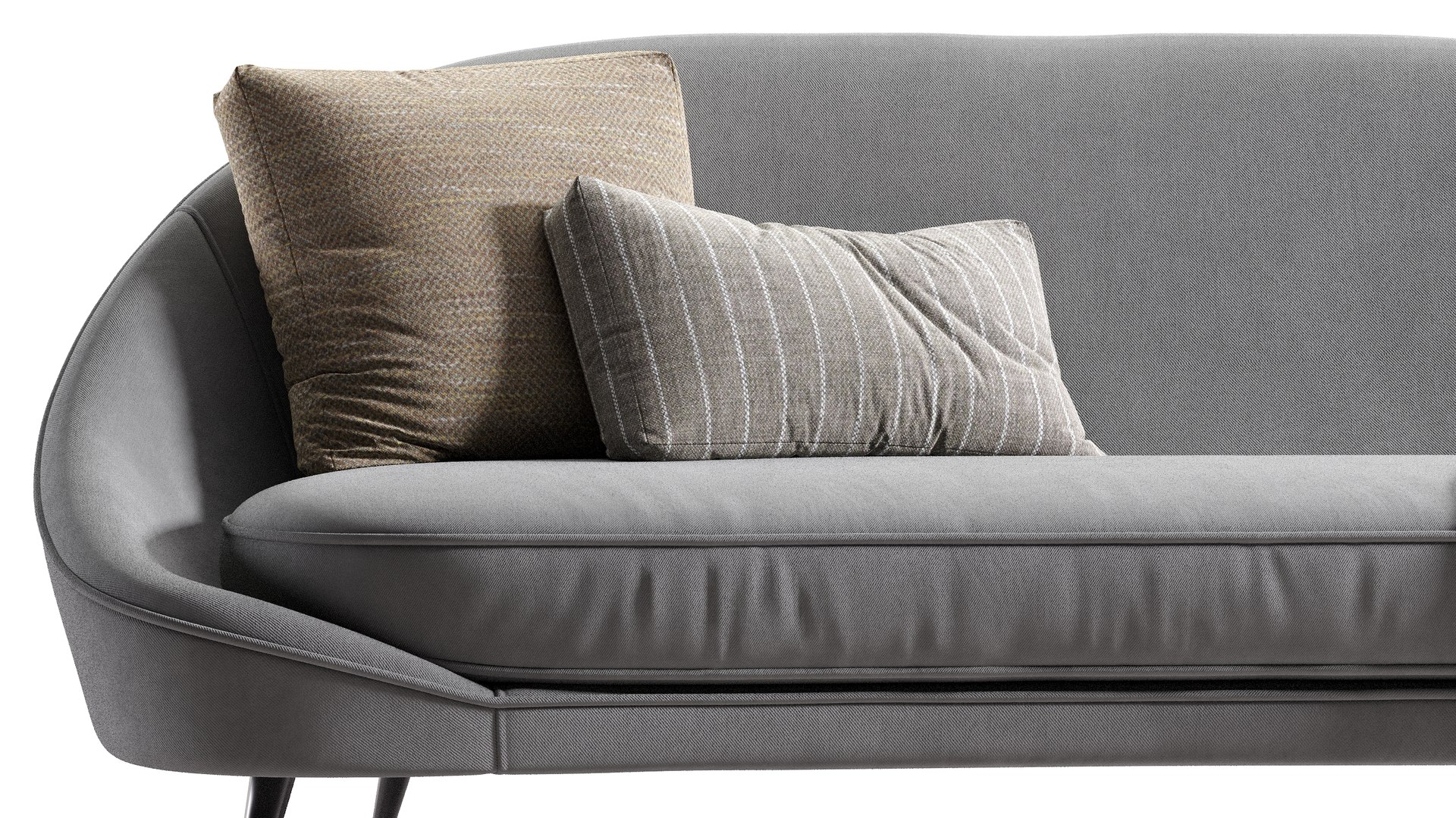 Vibieffe 650 NIDO CURVED SOFA200 3D Model - TurboSquid 2027256