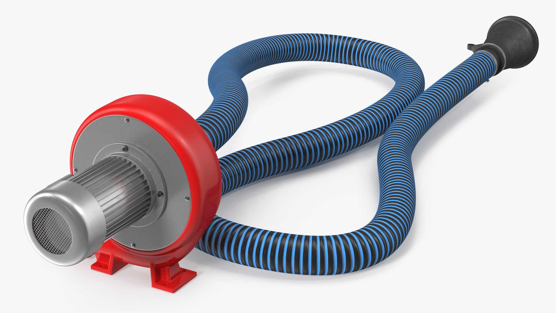 3D Exhaust Fume Extraction System Single Duct - TurboSquid 1777335