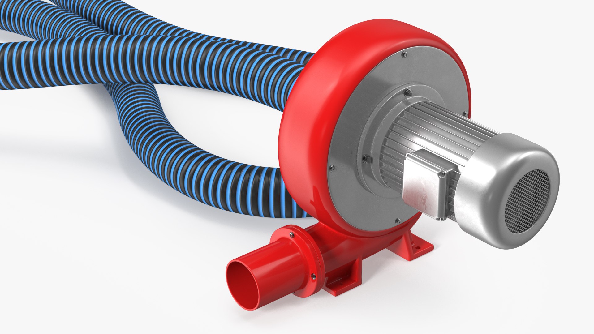 3D Exhaust Fume Extraction System Single Duct - TurboSquid 1777335