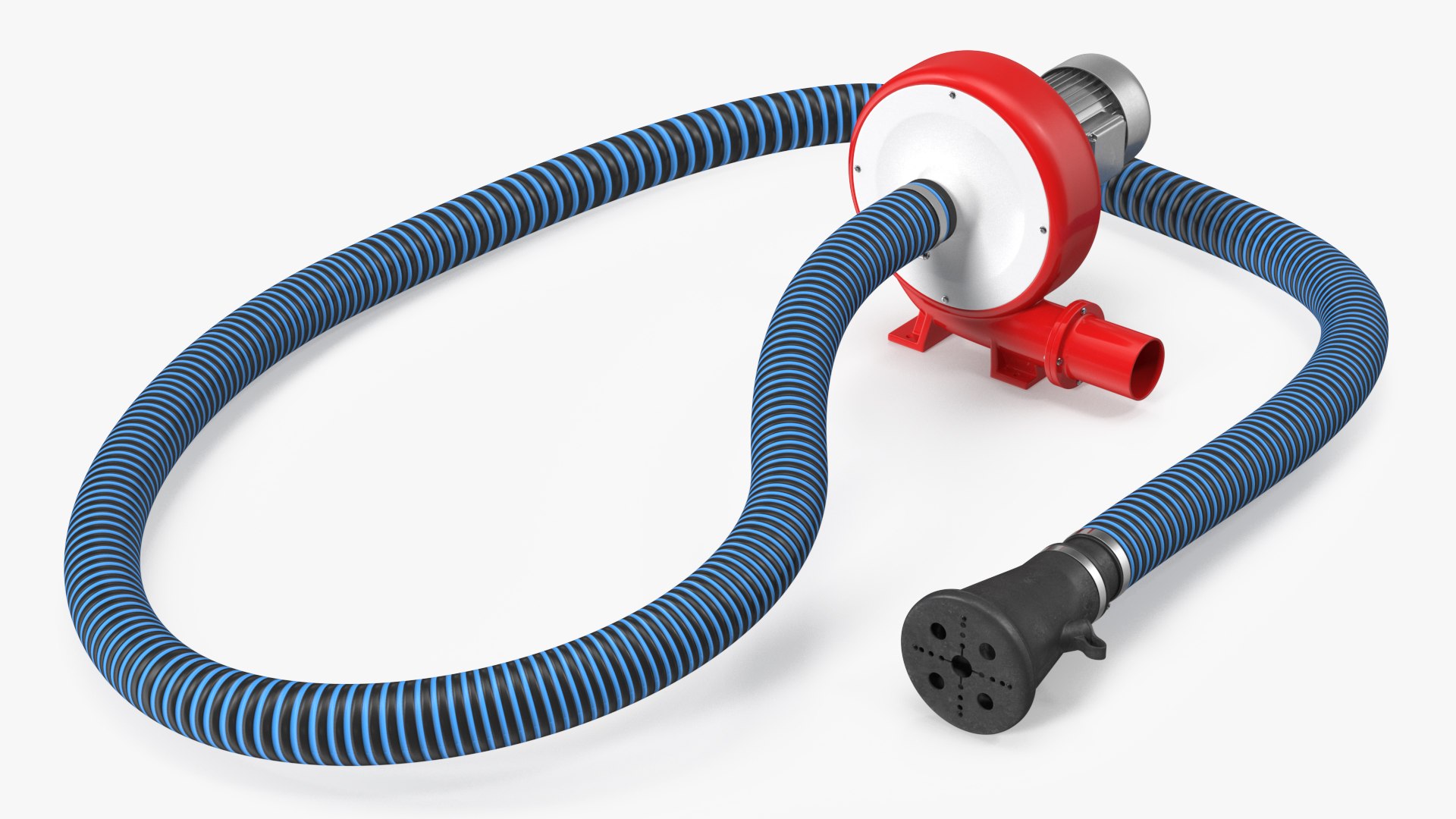 3D Exhaust Fume Extraction System Single Duct - TurboSquid 1777335