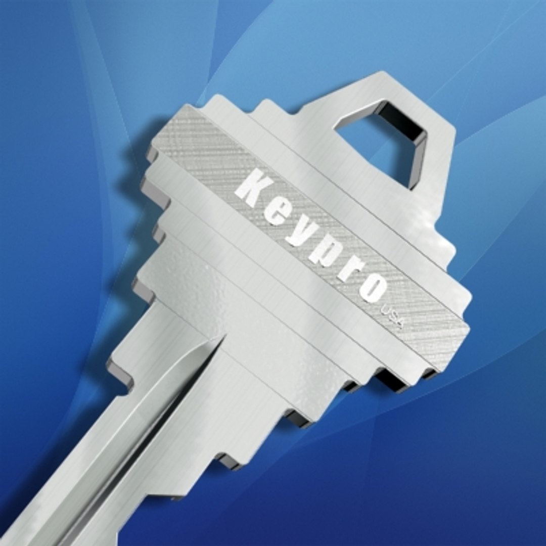 3d Household Key Lock Model