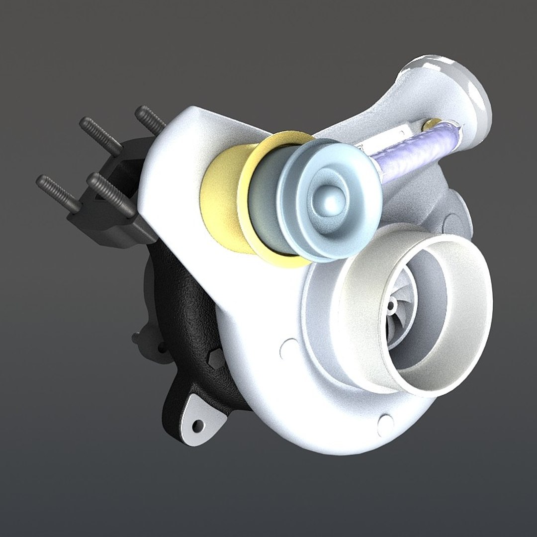 3d Turbocharger Turbo Model