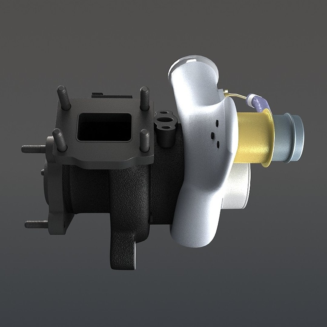 3d Turbocharger Turbo Model