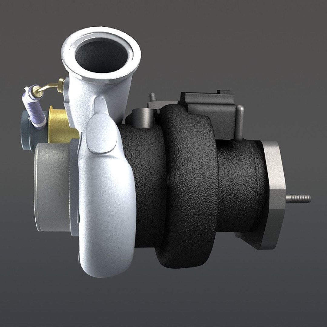 3d Turbocharger Turbo Model