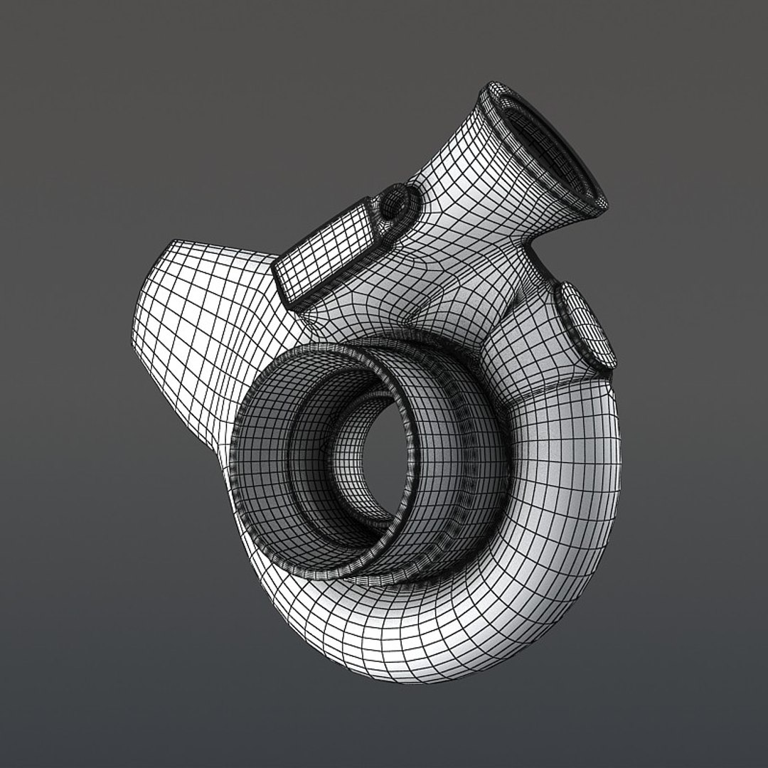 3d Turbocharger Turbo Model