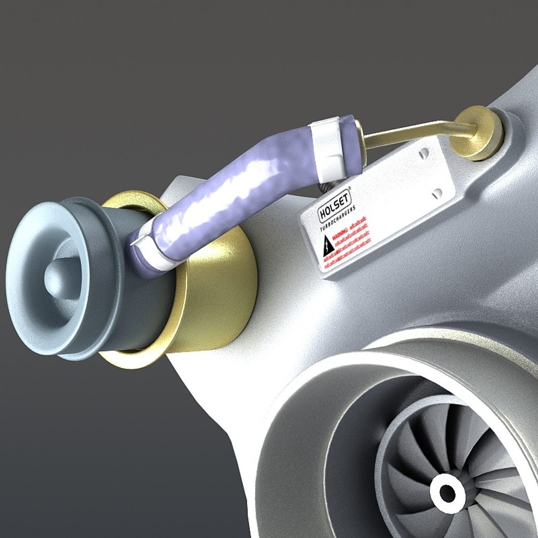 3d Turbocharger Turbo Model