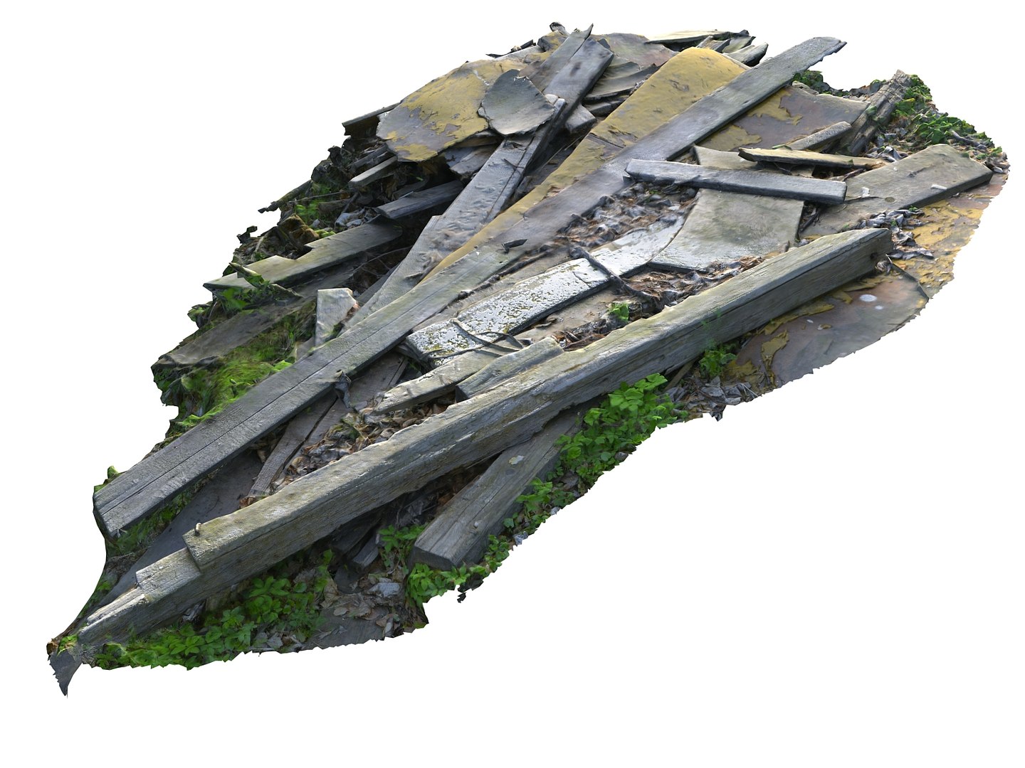 Wooden Debris Model - TurboSquid 1397024