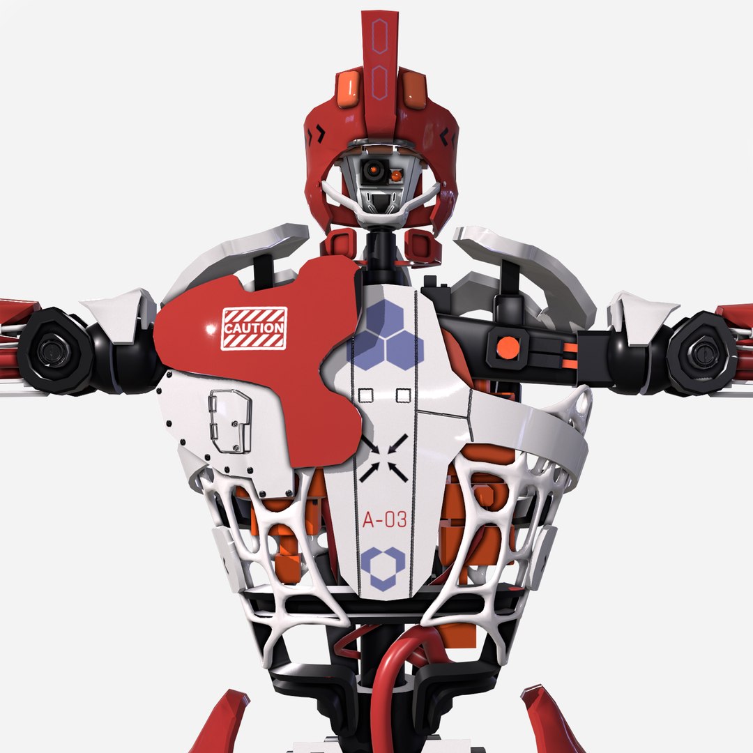 Free 3D Robot Humanoid A-003 Free Low-poly 3D Model Model - TurboSquid ...