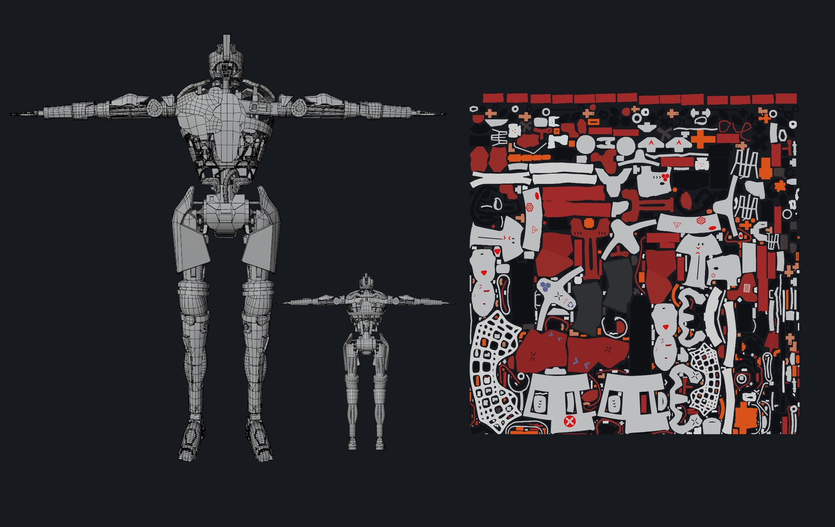 Free 3D Robot Humanoid A-003 Free Low-poly 3D Model Model - TurboSquid ...