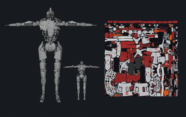 Free 3D Robot humanoid A-003 Free low-poly 3D model model - TurboSquid ...