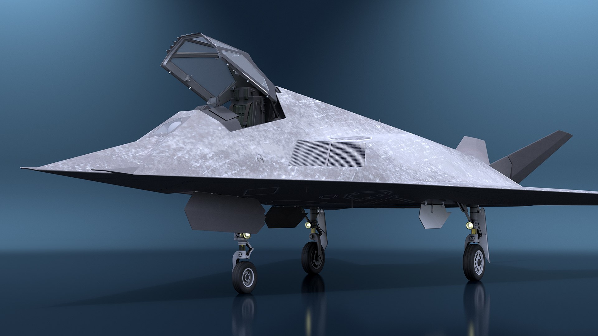 Combat Stealth Fighter Jet Rigged For Maya 3D Model - TurboSquid 2371674
