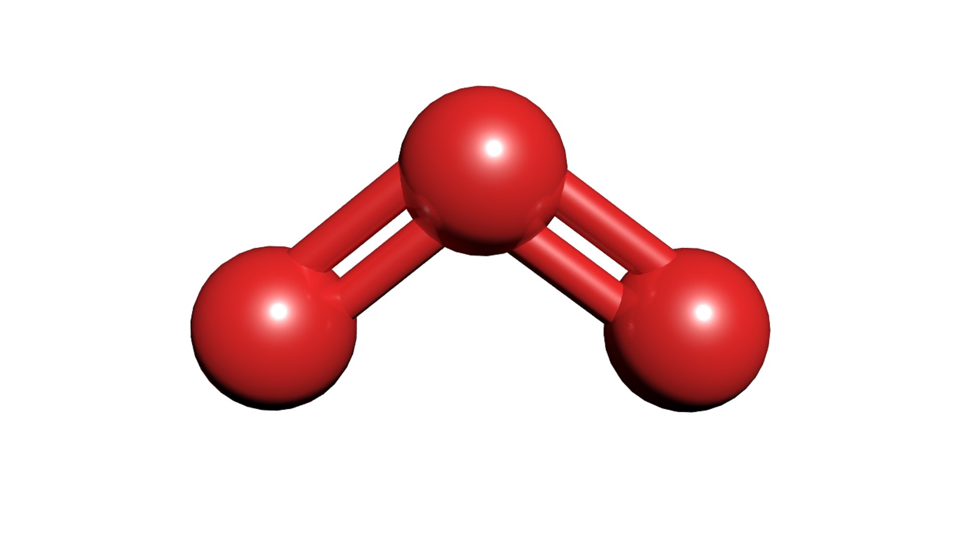 3D o3 molecule ozone model - TurboSquid 1425810