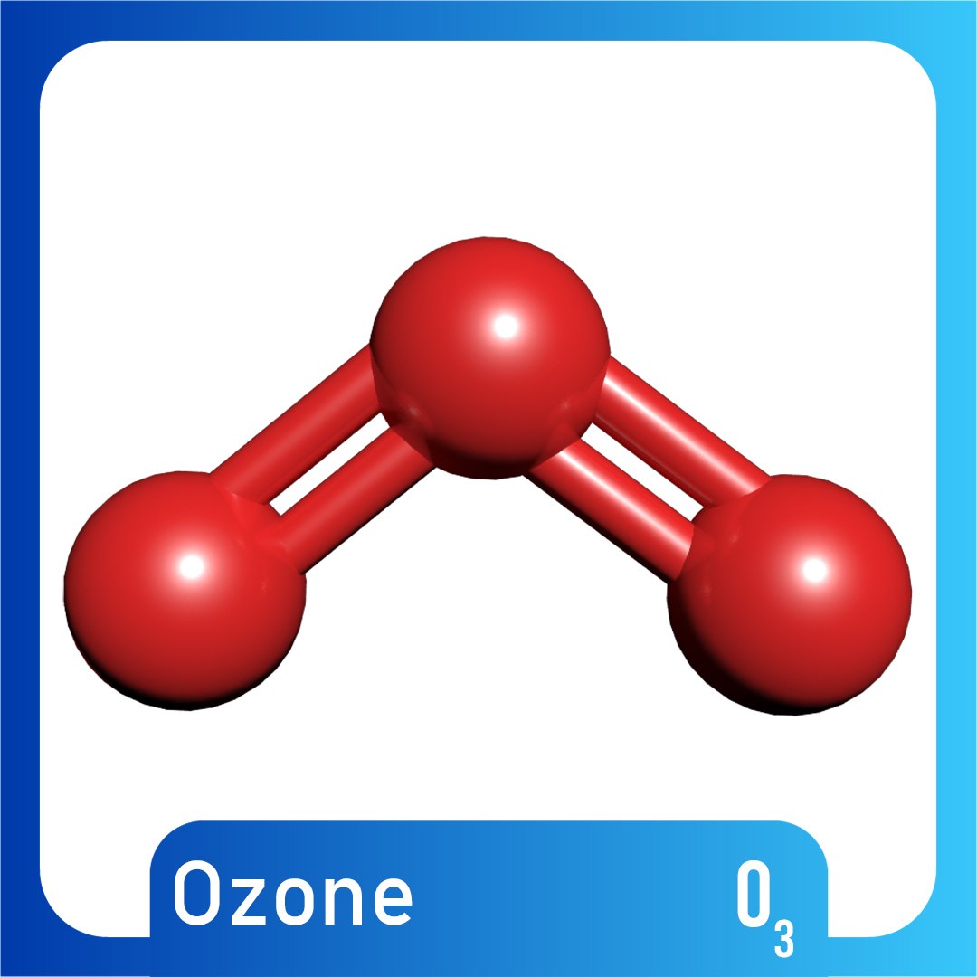 3D O3 Molecule Ozone Model - TurboSquid 1425810