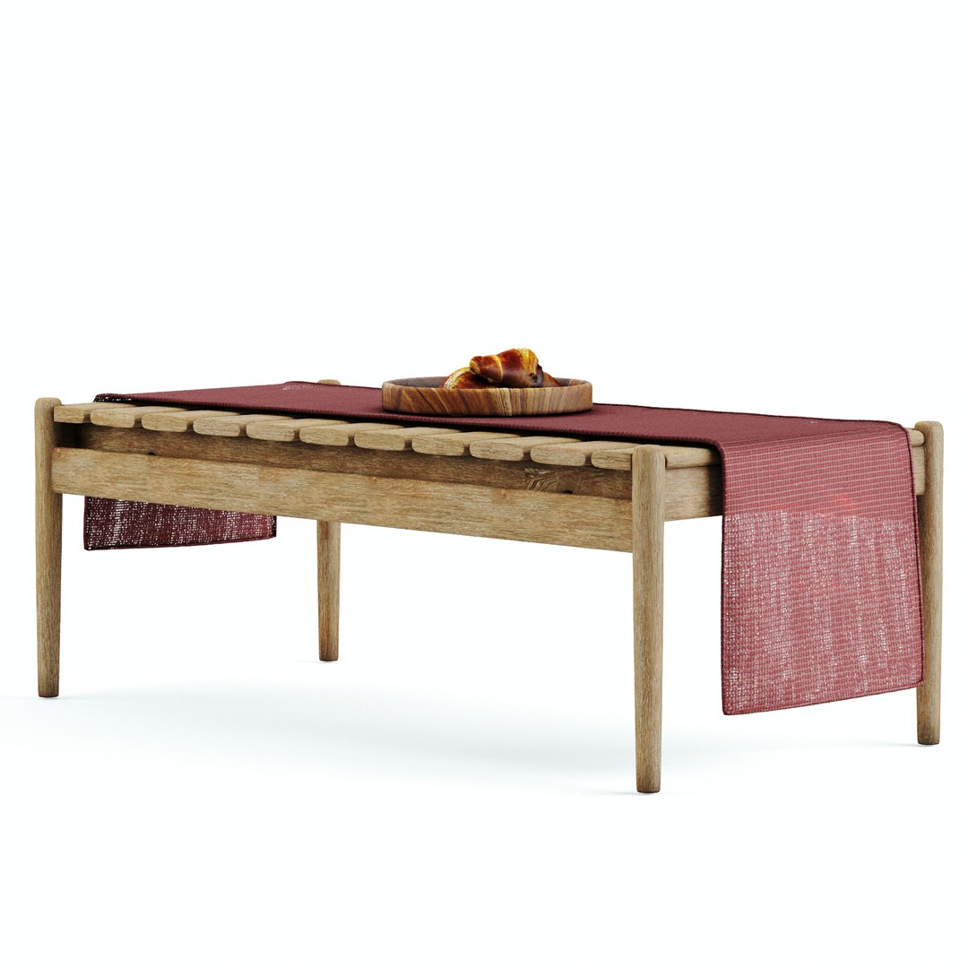 Simja Table Design 3D Model - TurboSquid 1652383