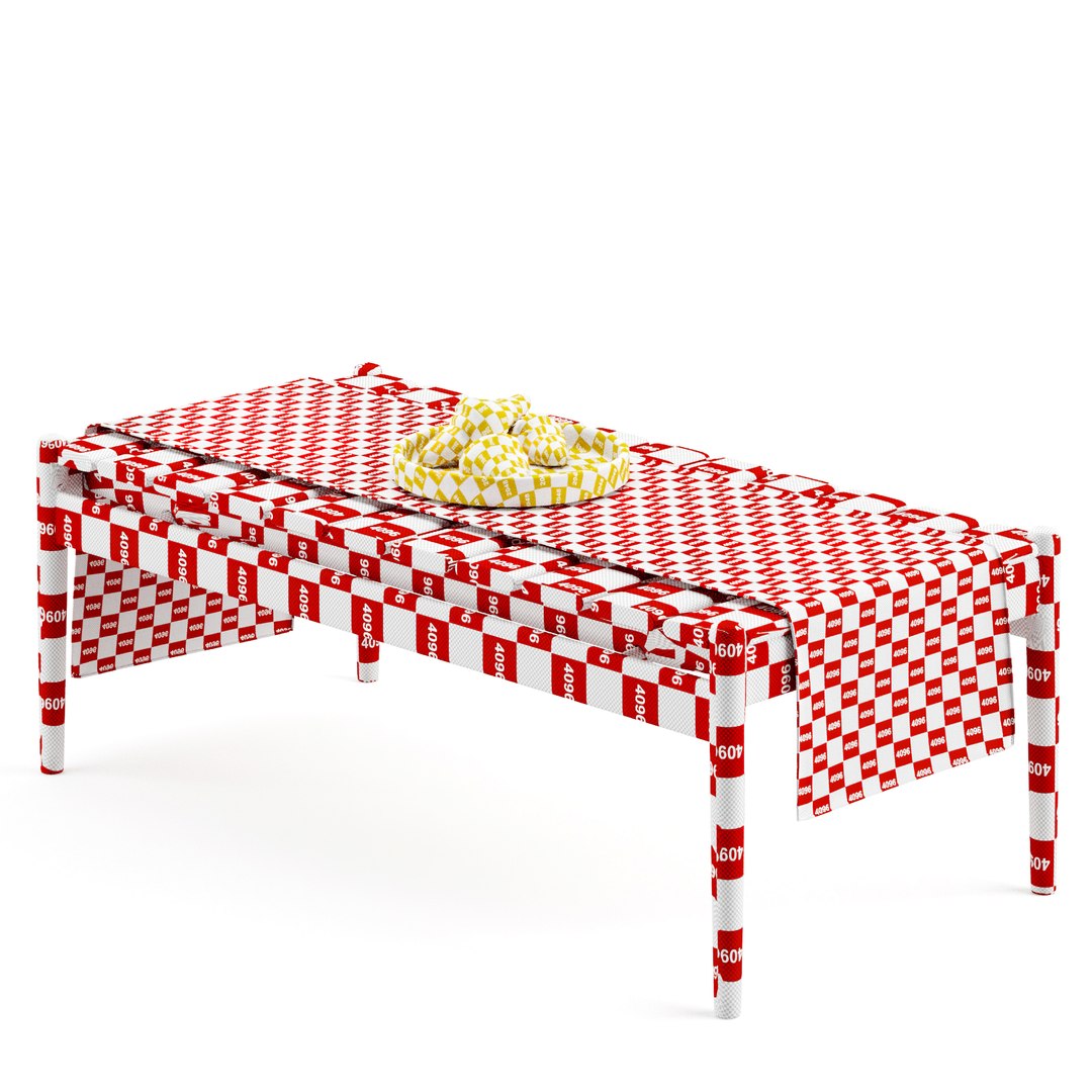 Simja Table Design 3D Model - TurboSquid 1652383