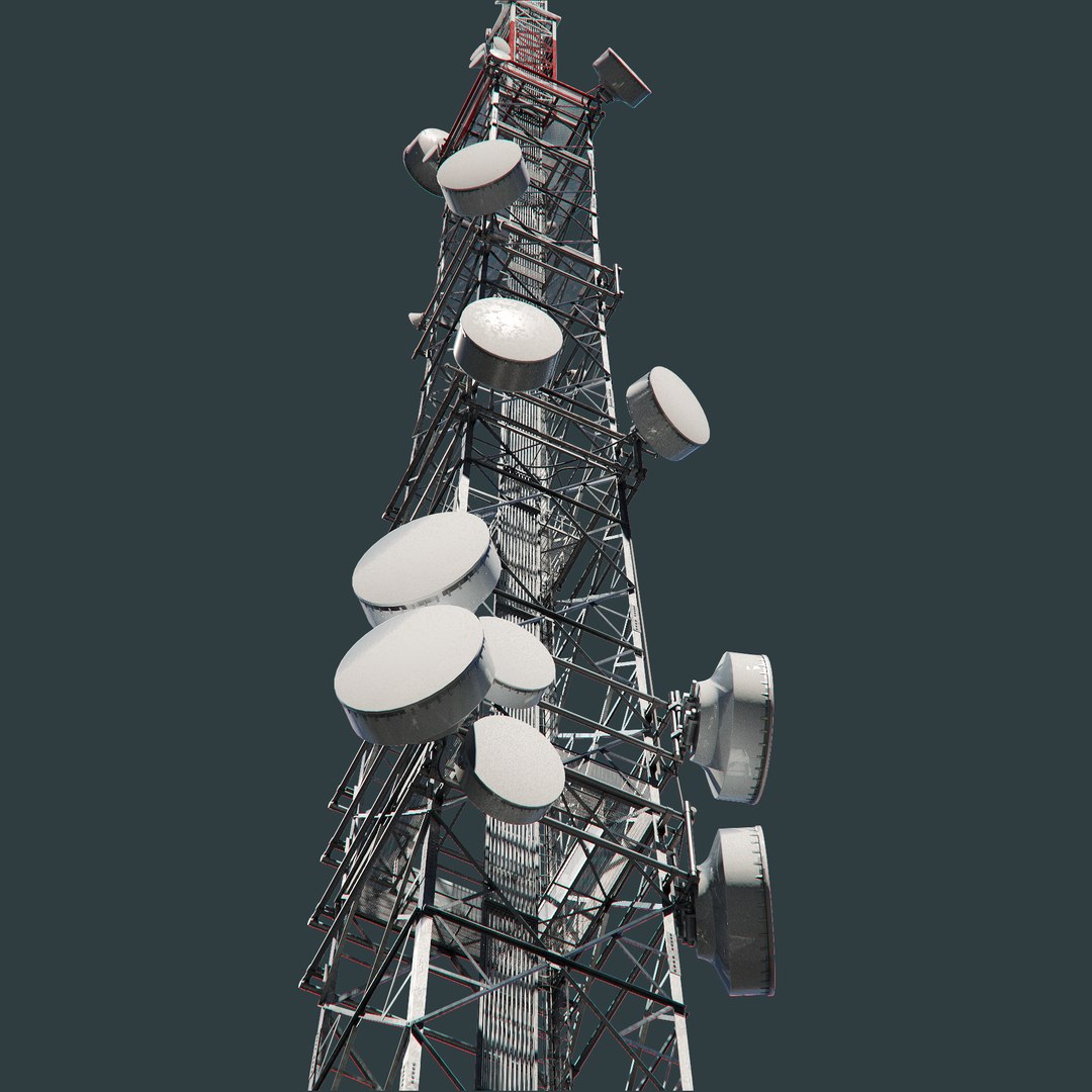 Telecommunication Towers 3D Model - TurboSquid 1386237