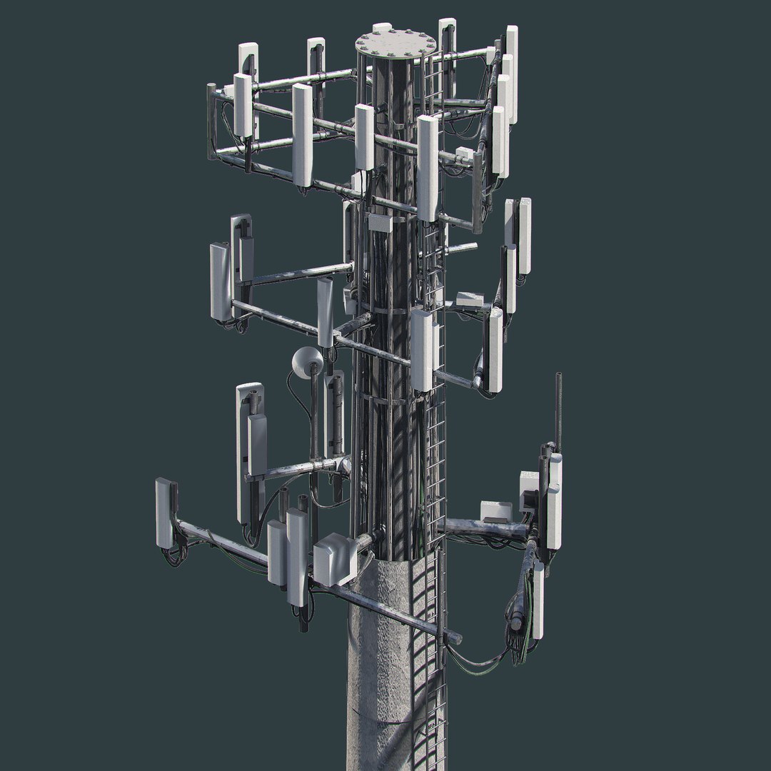 Telecommunication Towers 3D Model - TurboSquid 1386237