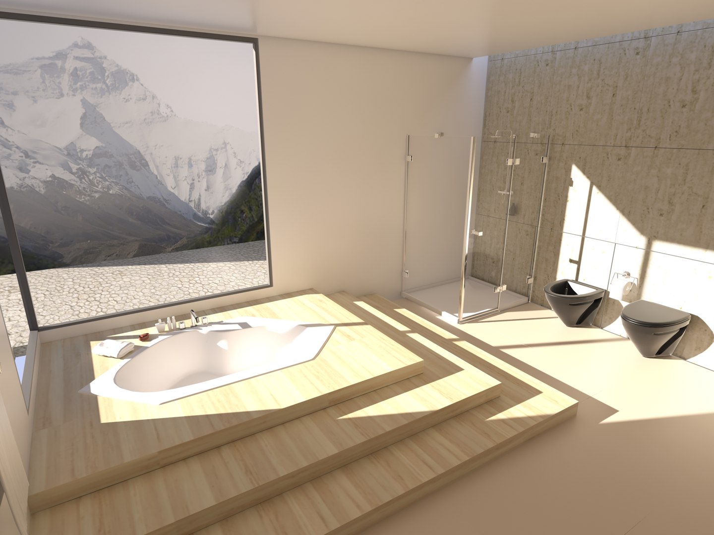 Bathroom 04 VR-ready 3D Model - TurboSquid 2045940