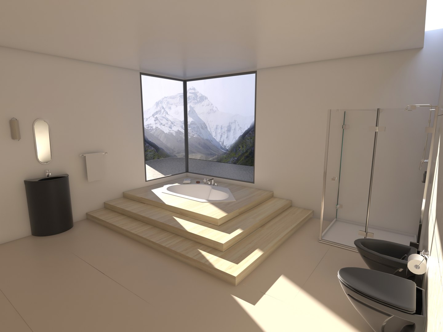 Bathroom 04 VR-ready 3D Model - TurboSquid 2045940