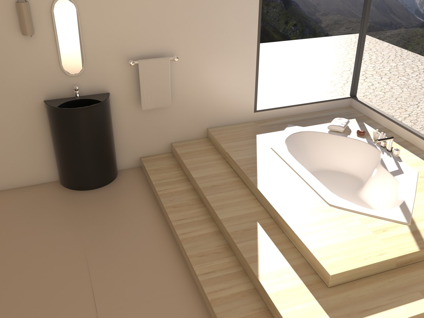 Bathroom 04 VR-ready 3D Model - TurboSquid 2045940