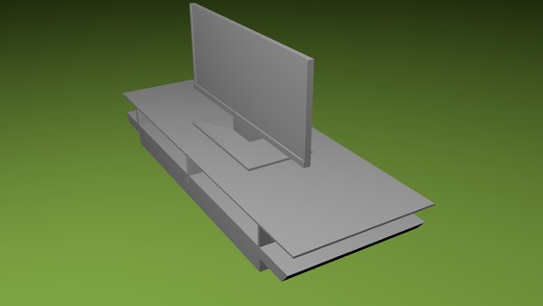 tv stand 3d model