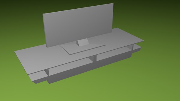 tv stand 3d model