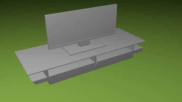 tv stand 3d model