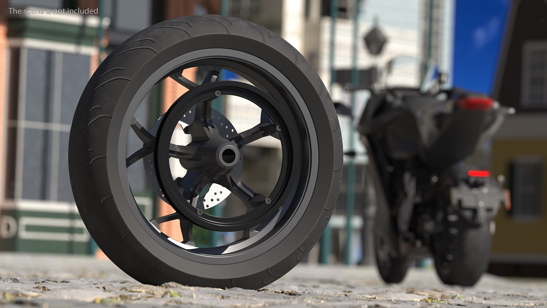 3D rear wheel motorcycle moto - TurboSquid 1706712