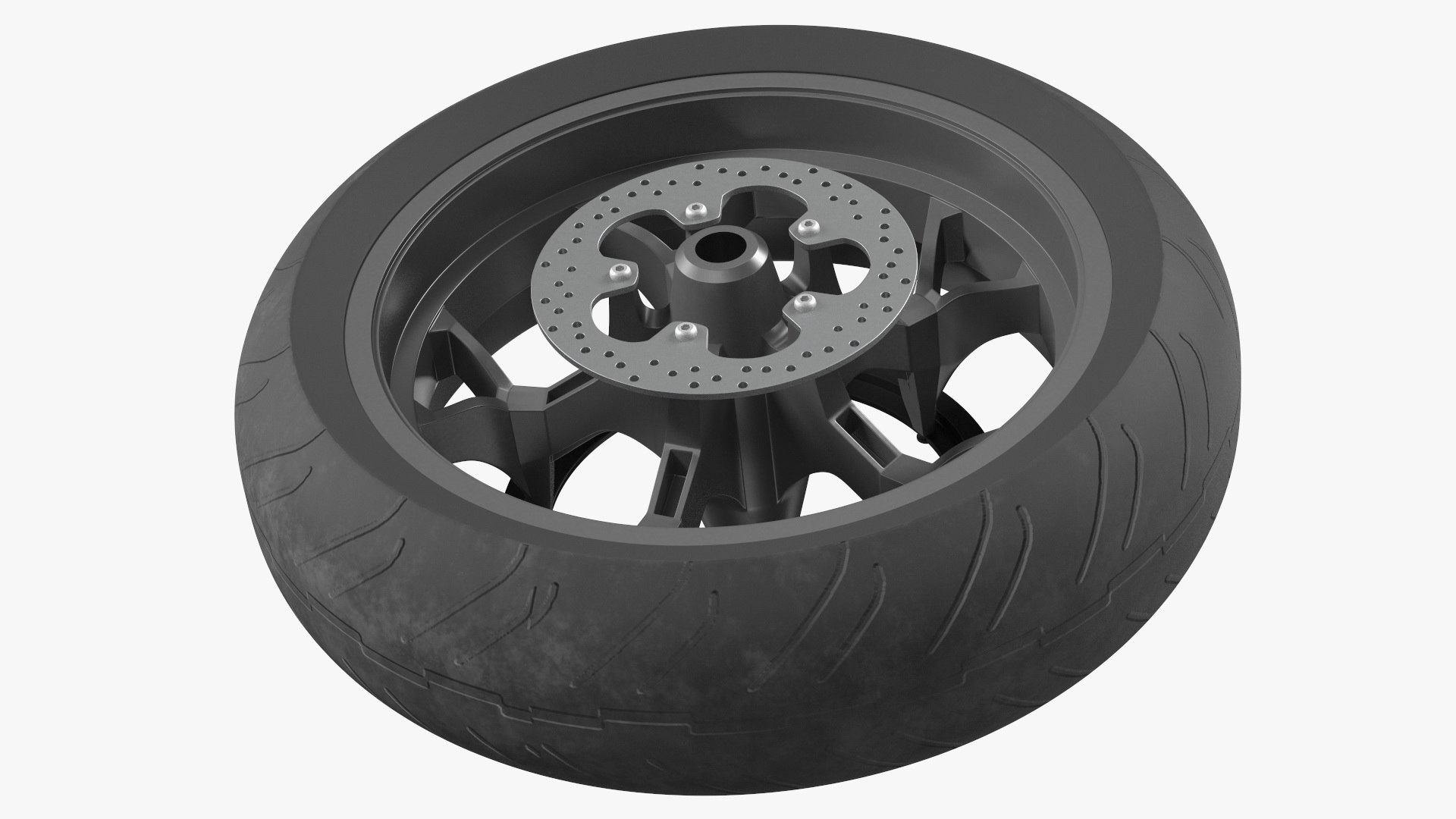 3D rear wheel motorcycle moto - TurboSquid 1706712