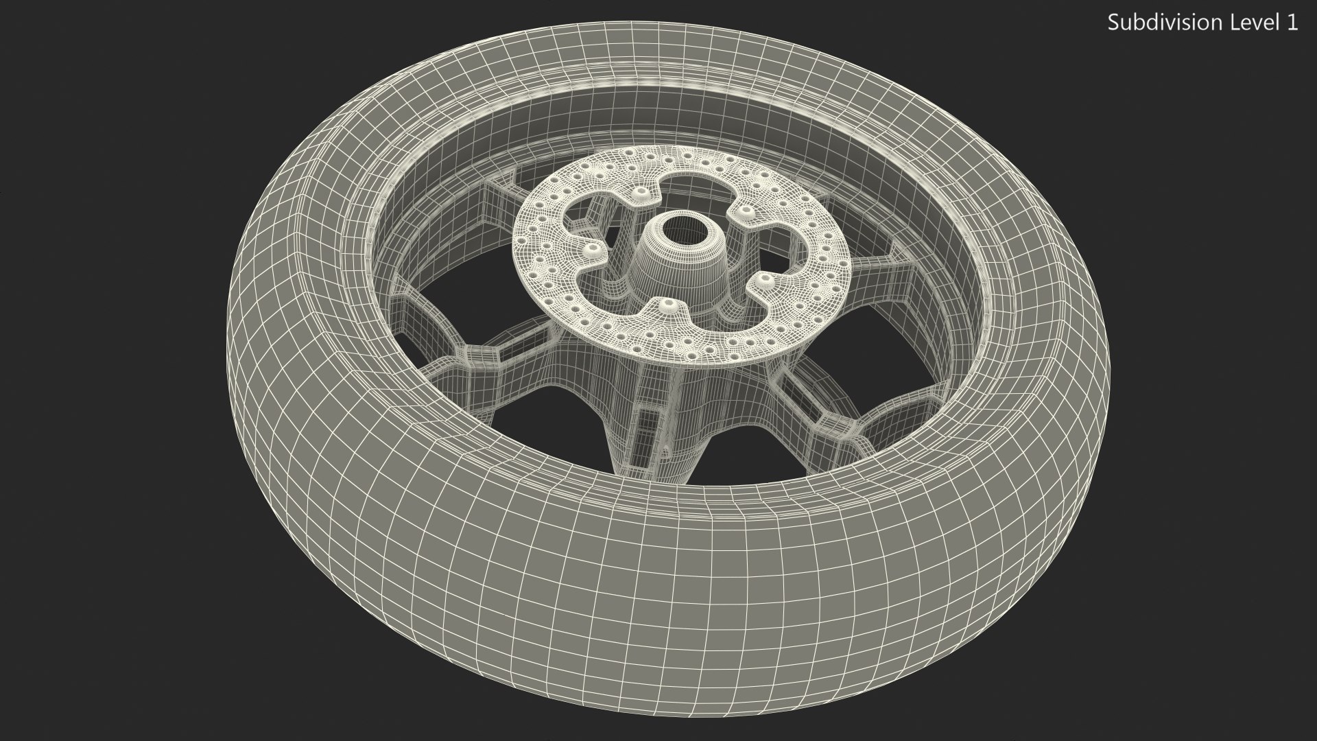 3D rear wheel motorcycle moto - TurboSquid 1706712