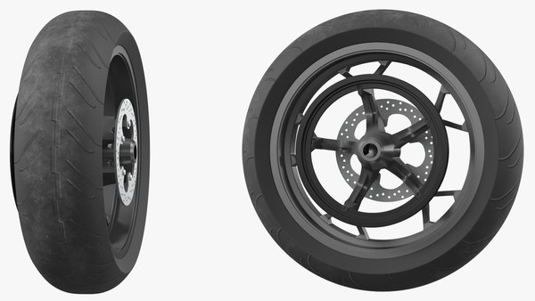 3D rear wheel motorcycle moto - TurboSquid 1706712