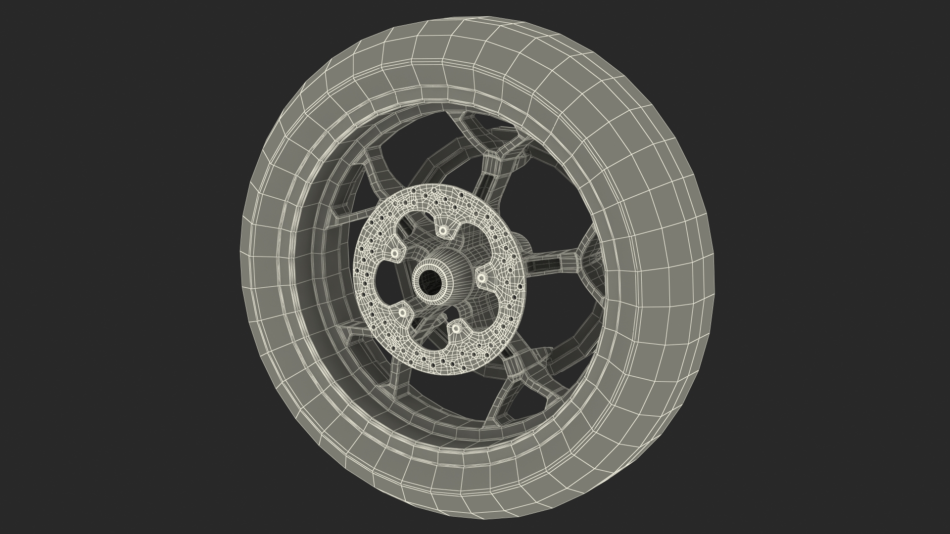 3D rear wheel motorcycle moto - TurboSquid 1706712